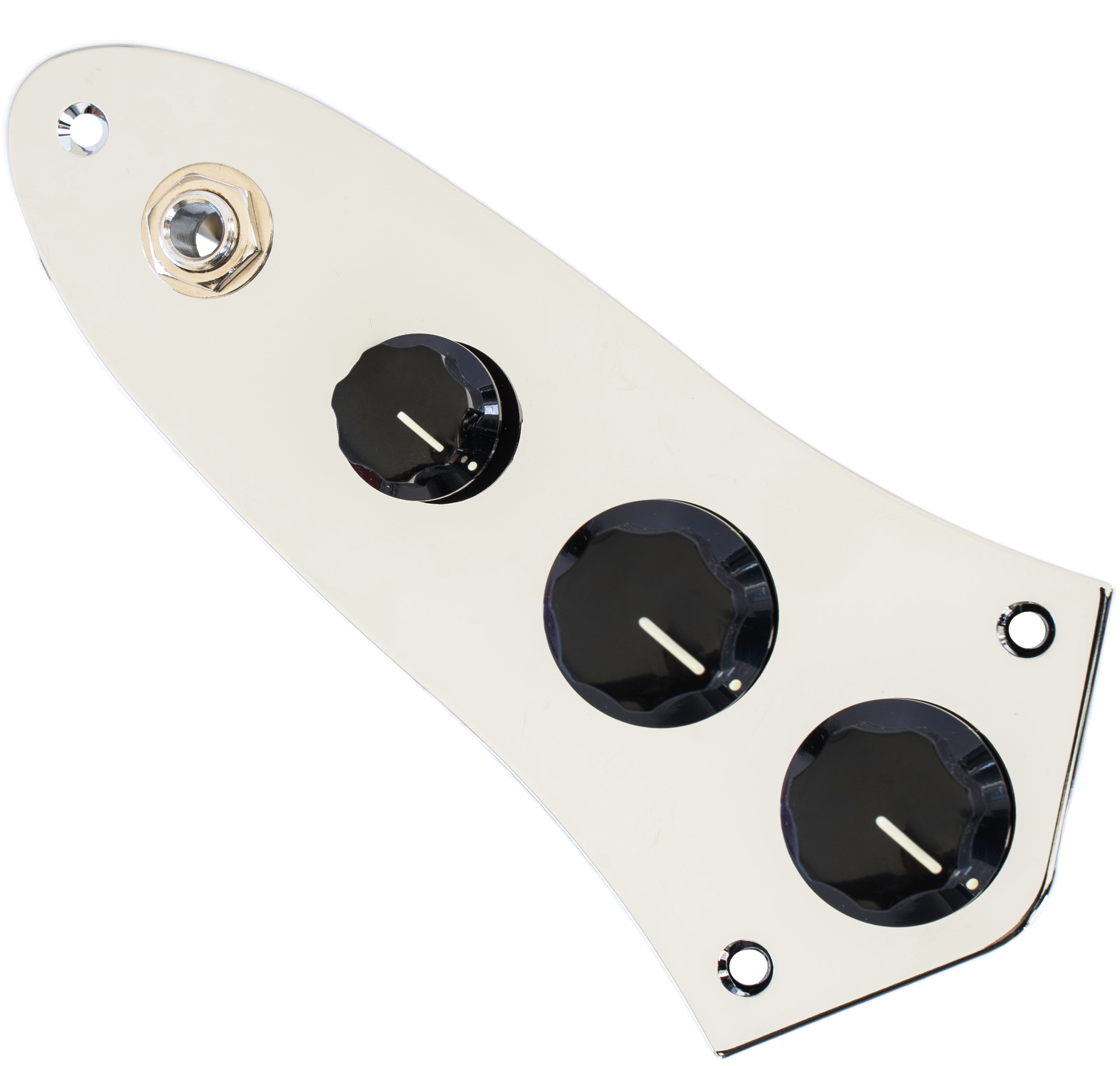 Custom Loaded Jazz Bass® Control Plate | Built by ObsidianWire